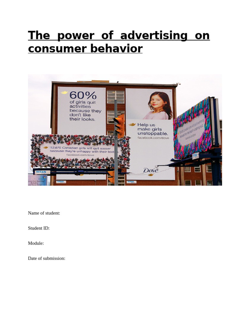 Impact of Advertising on Consumer Behavior | PDF | Brand | Consumer ...