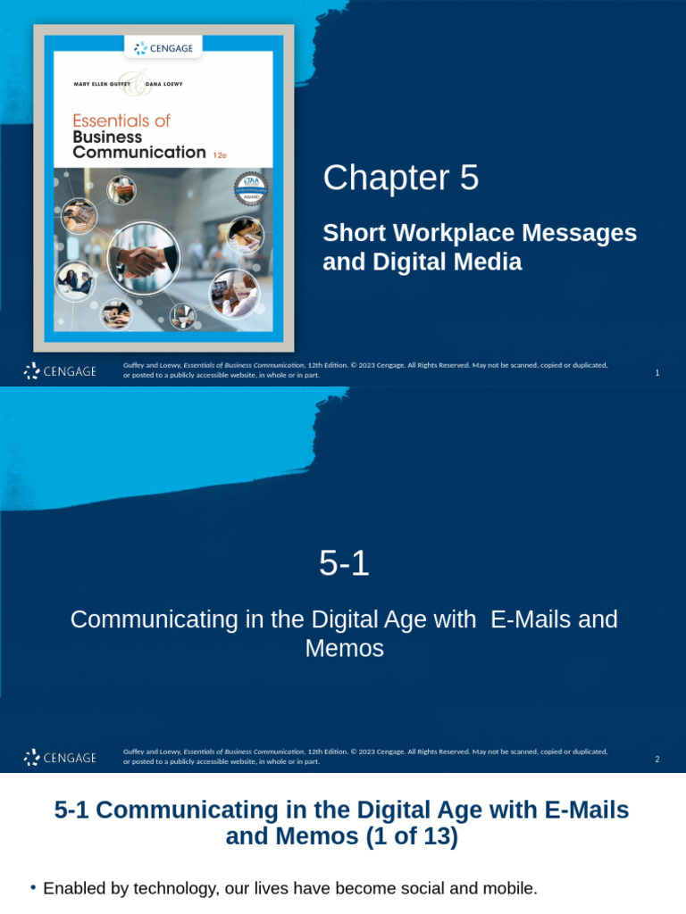 Chapter 5-Short Workplace Messages and Digital Media | PDF | Podcast ...