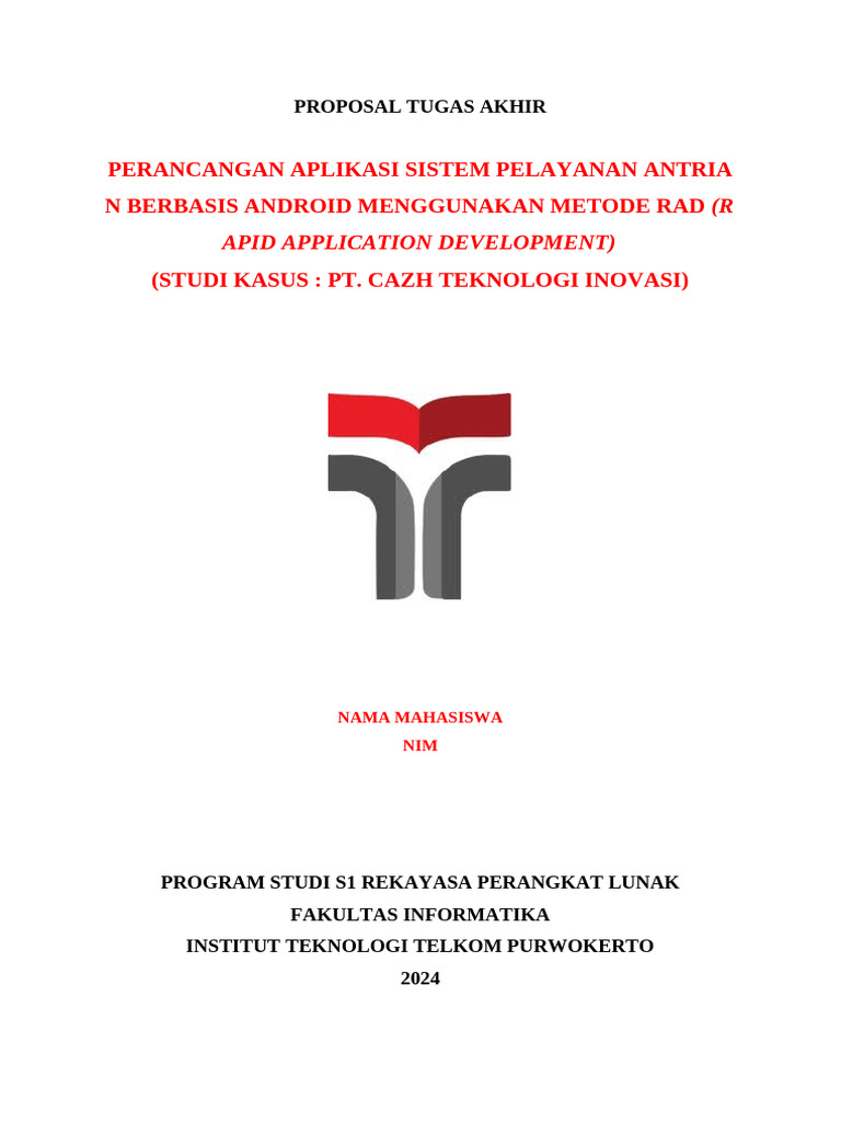 Contoh Template TA 1 | PDF