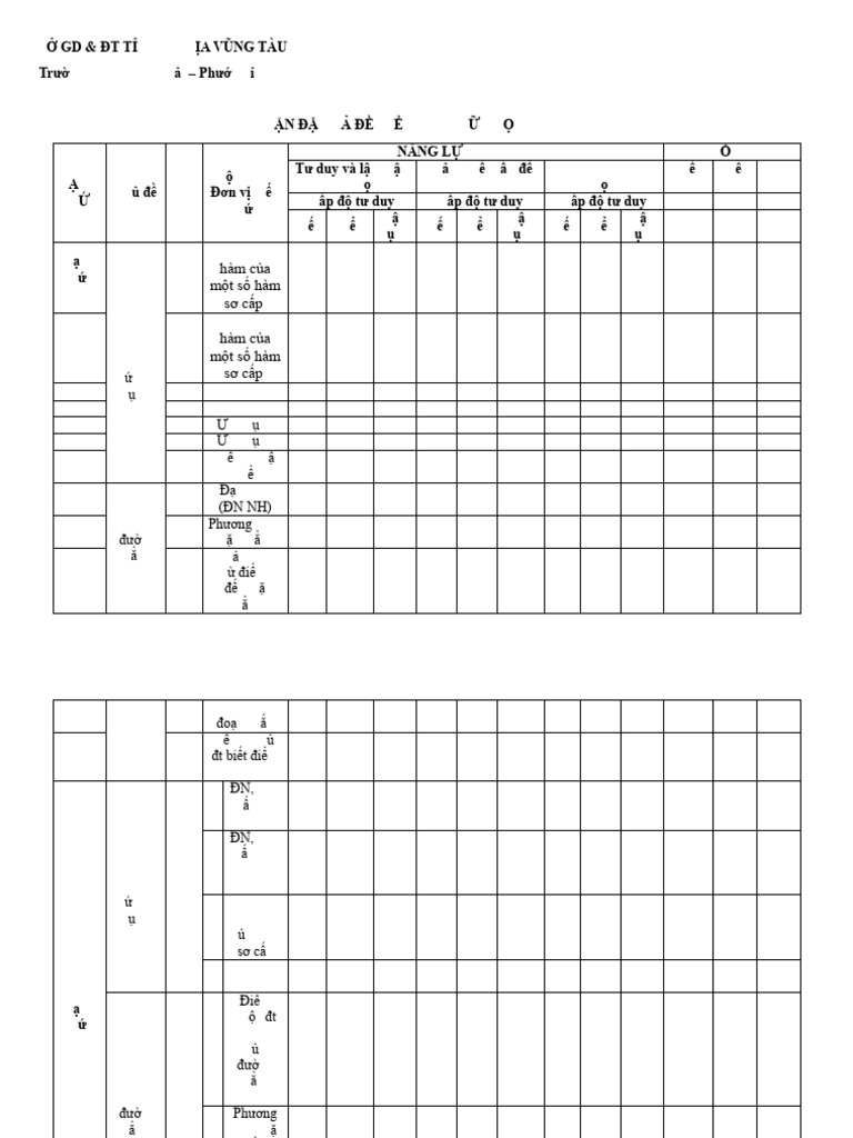 Matran Giữa Hkii - Toán 12 | PDF
