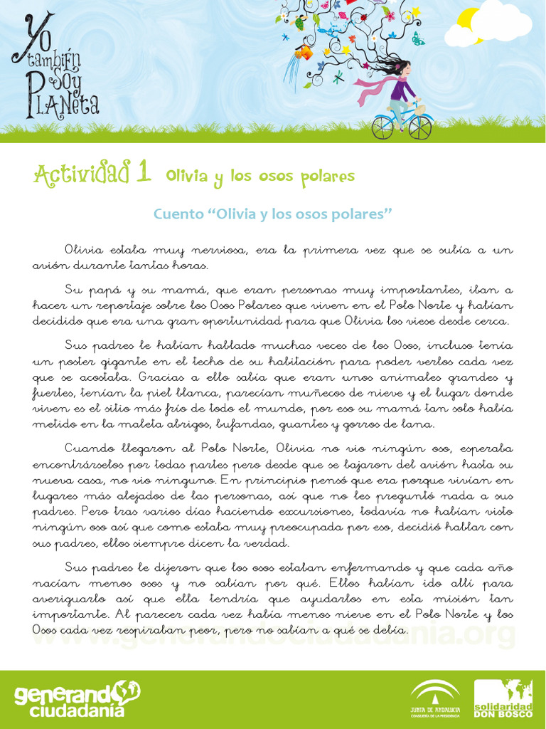Infantil 5 Actv1 | PDF | Osos | Oso polar
