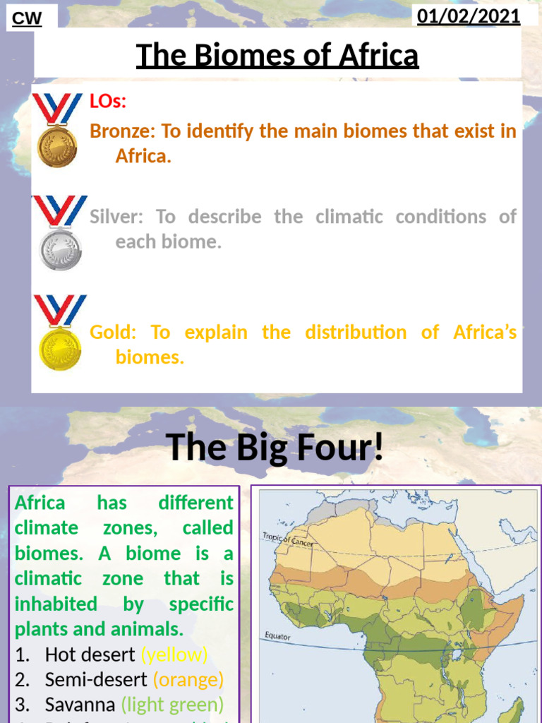 Africa's Biomes: Climate and Adaptations | PDF