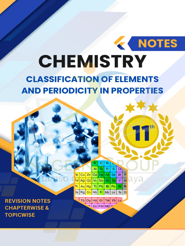 CLASS_XI_Chemistry_Chapterwise_topicwise_Notes_Chapter_3_Classification ...