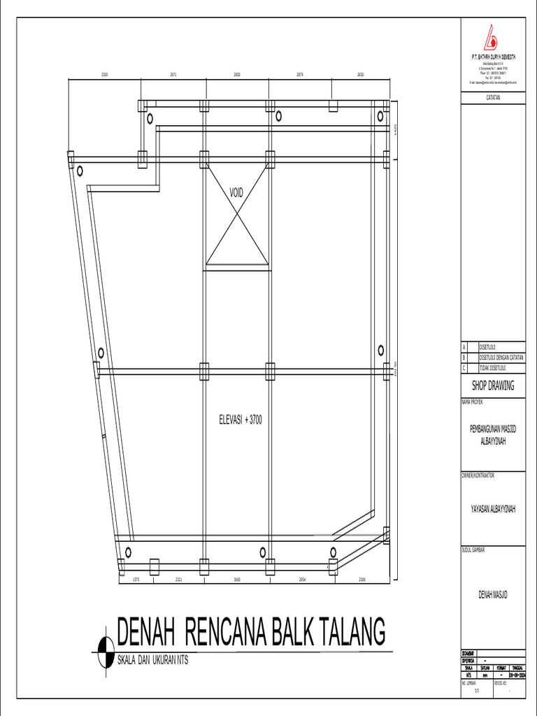 Denah Rencana Balk Talang | PDF