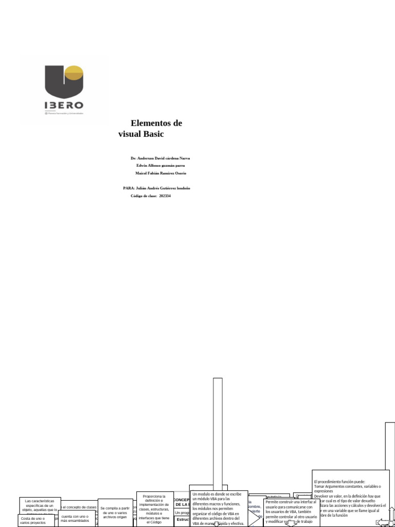 Funciones y Estructuras en Visual Basic | PDF | Objeto (informática ...