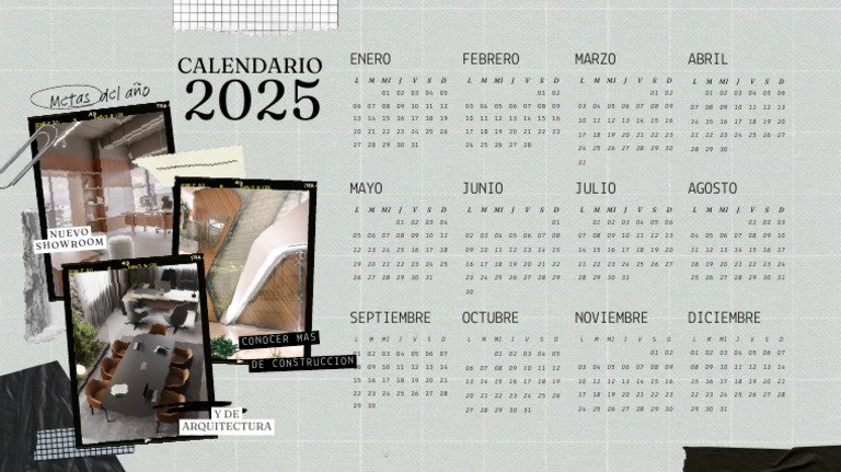 Calendario de Metas 2025 | PDF