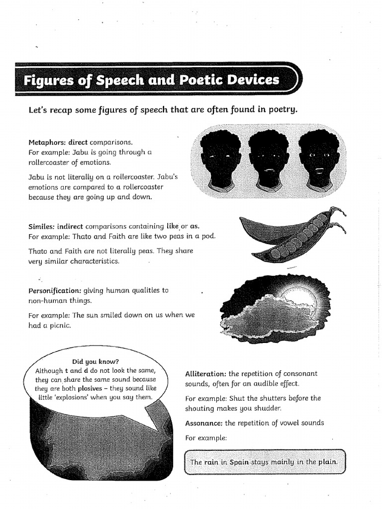Poetry Notes - Exercise 1 | PDF