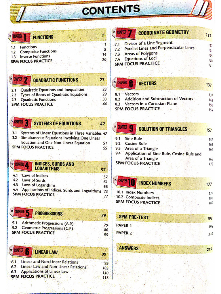 Form 4 Chapter 1 - Functions | PDF