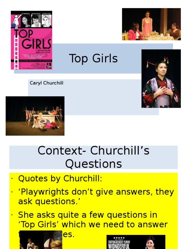 Analysis of Caryl Churchill's Top Girls | PDF | Feminism | Gender Studies