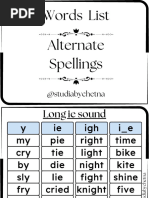 LETRS Spelling Screener Instructions | PDF | Word | Spelling