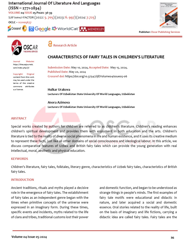 Comparative Analysis of Fairy Tales | PDF | Fairy Tales | Folklore