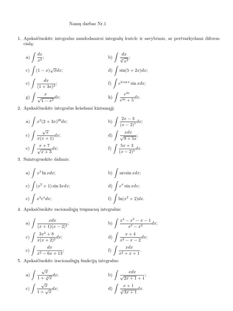 ND1 Uzdaviniai | PDF