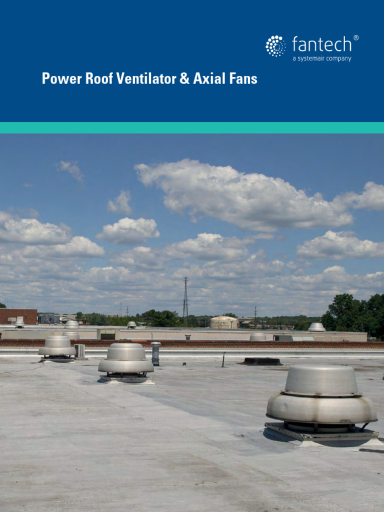 Power Roof Ventilators & Axial Fans Guide | PDF | Horsepower ...
