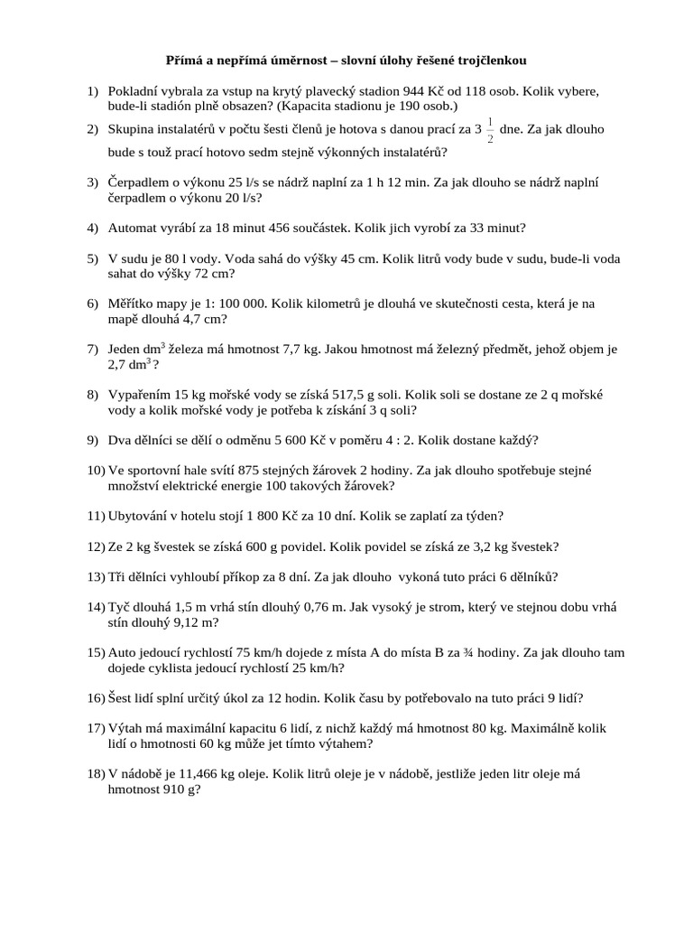 MAT 7. - Prima-A-Neprima-Umernost-Ulohy | PDF