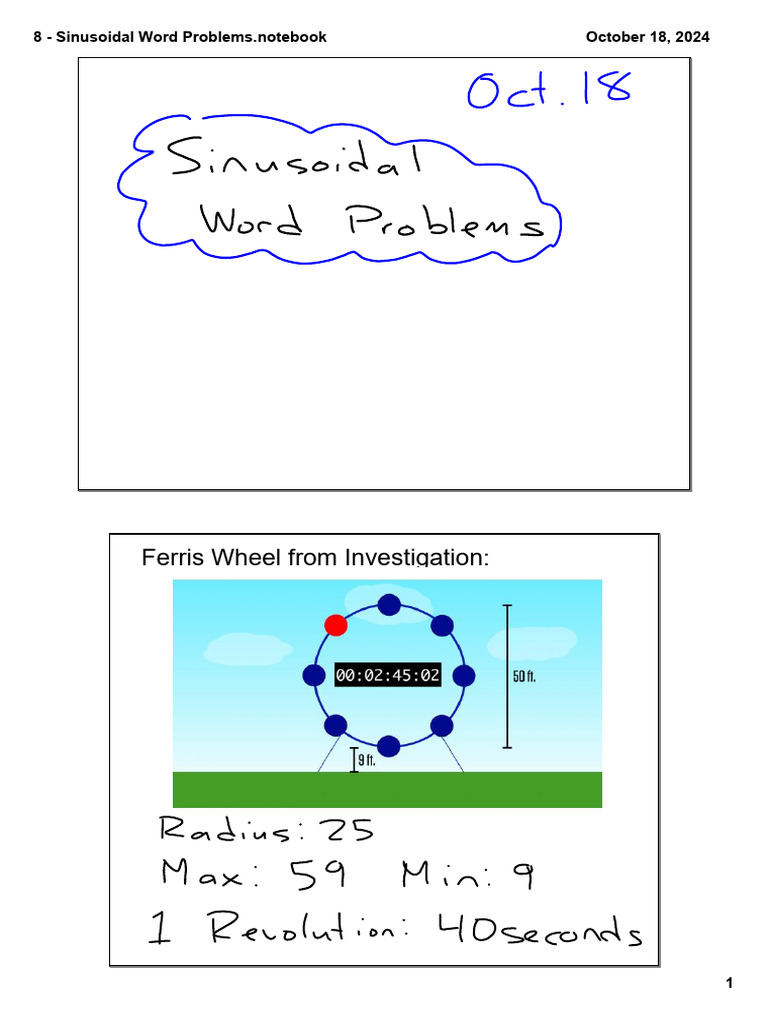 8-SinusoidalWordProblems | PDF