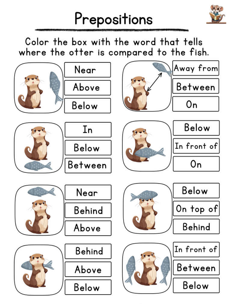 3.Prepositions-Worksheets-for-Kindergarten | PDF