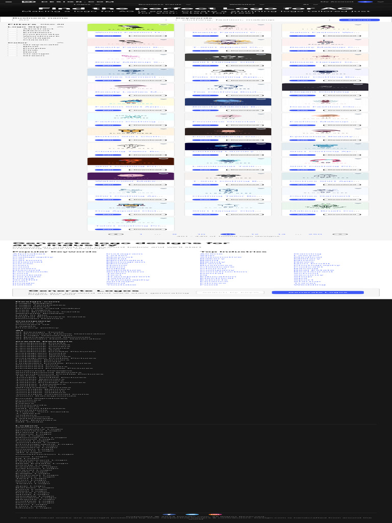 Logos Browse Thousands of Logos Created Just For You - Page 11 | PDF ...