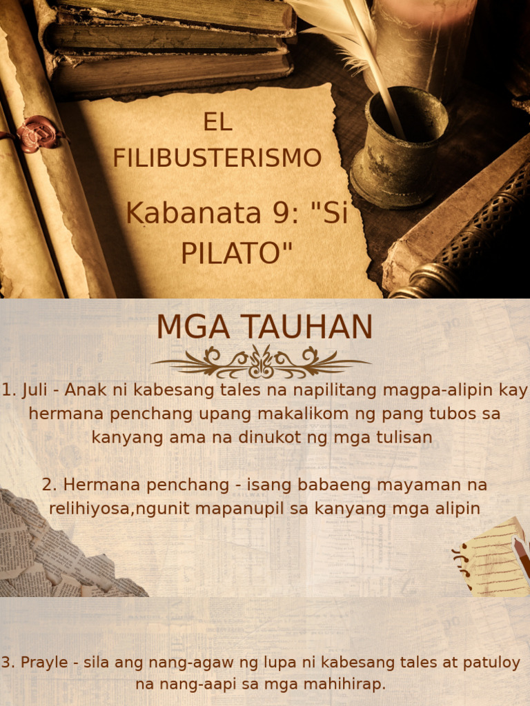 El Filibusterismo Kabanata 9 | PDF