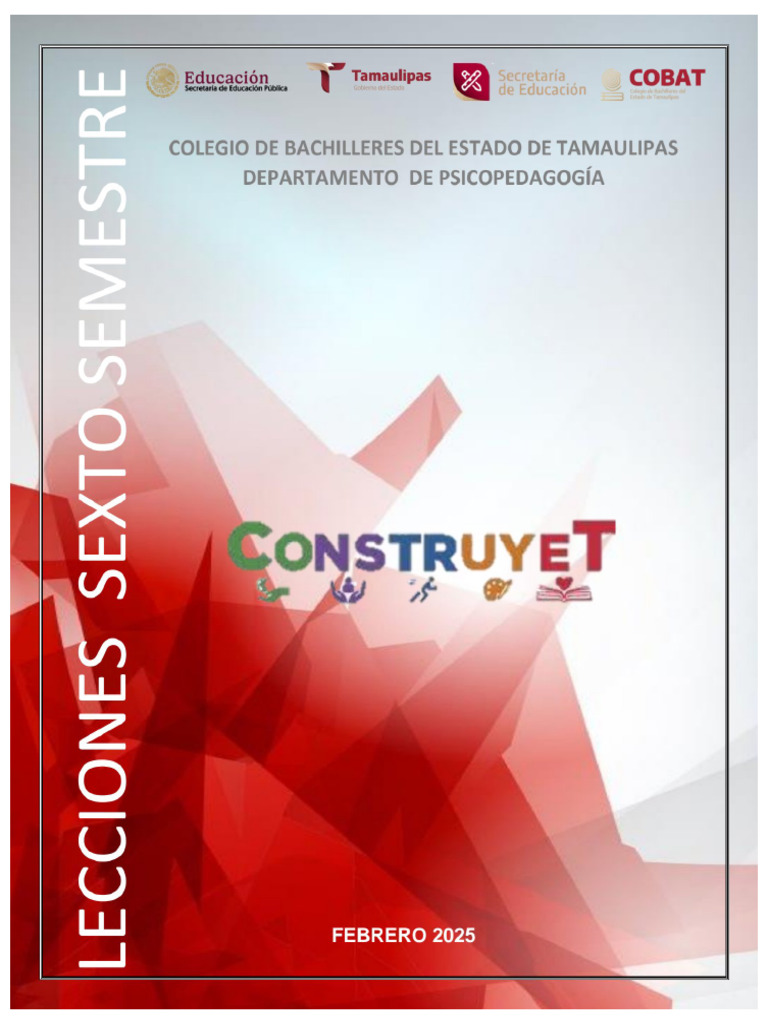 Construye T - Sexto Semestre 2025 | PDF