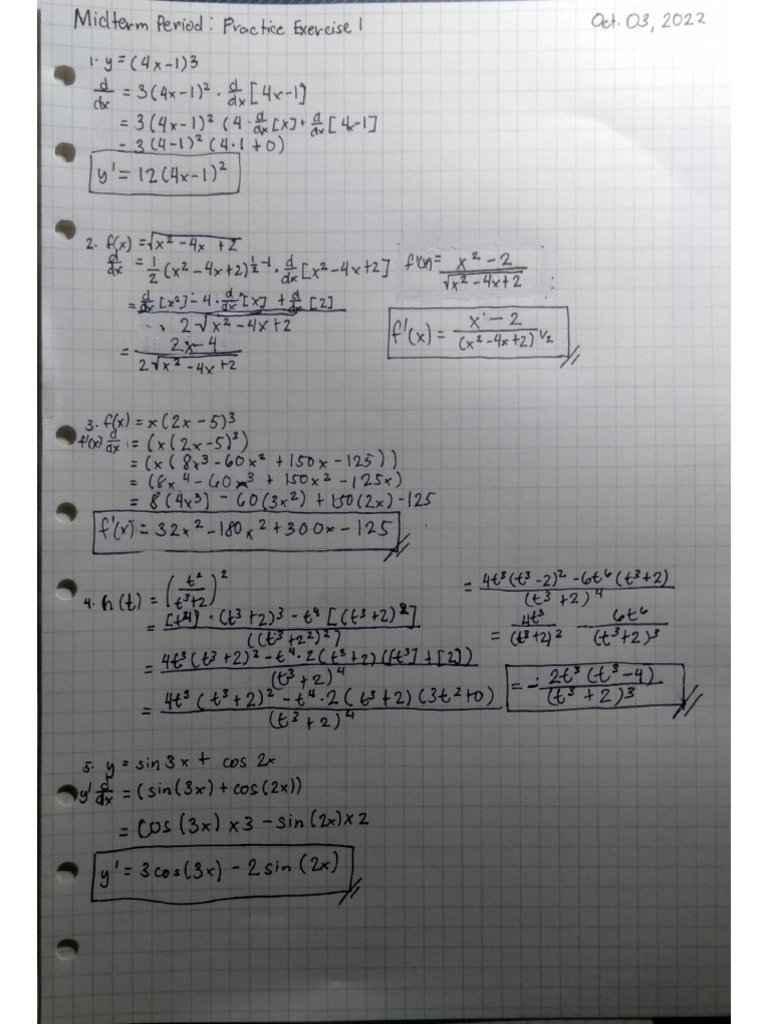 Tuliao, Clare Vivien - Midterm Period - Practice Exercises 1 | PDF