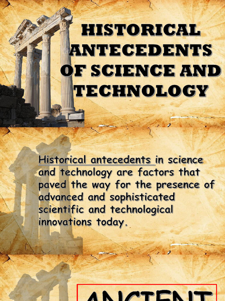 Historical Antecedents in Science and Technology | PDF | Engines | Loom