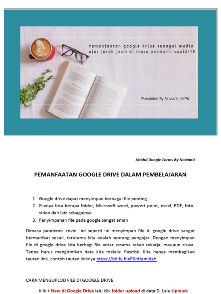 Modul Cara Membuat Google Forms | PDF