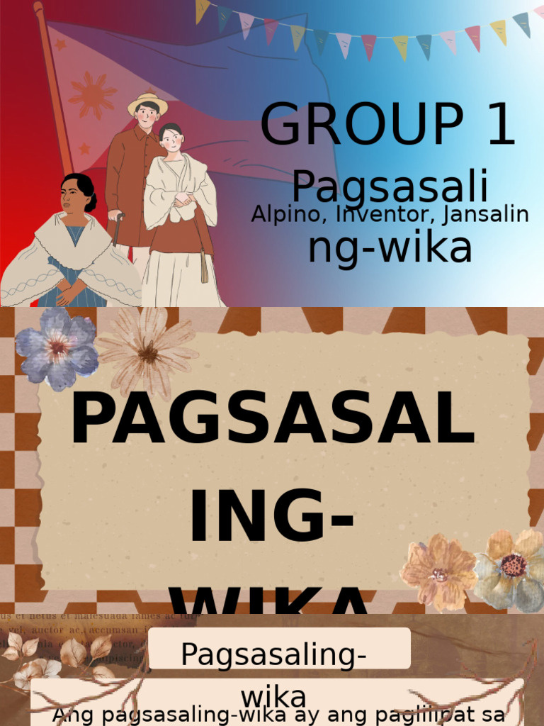 PAGSASALING-WIKA | PDF