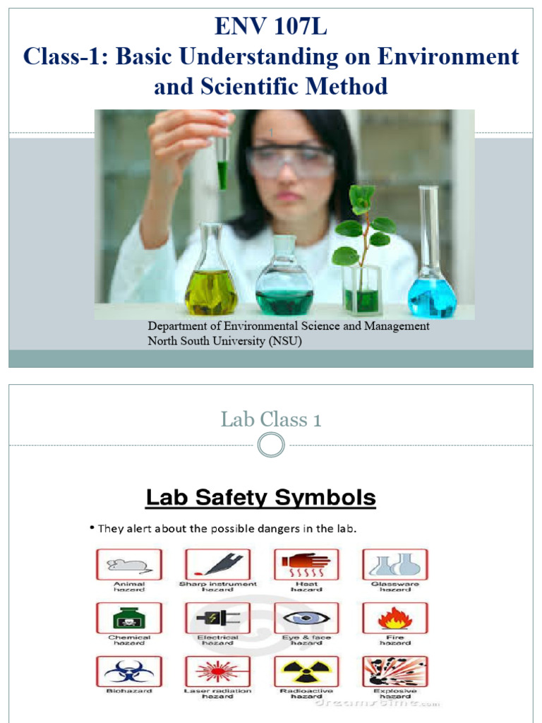Class 1 Basic Understanding On Environment and Scientific Method | PDF ...