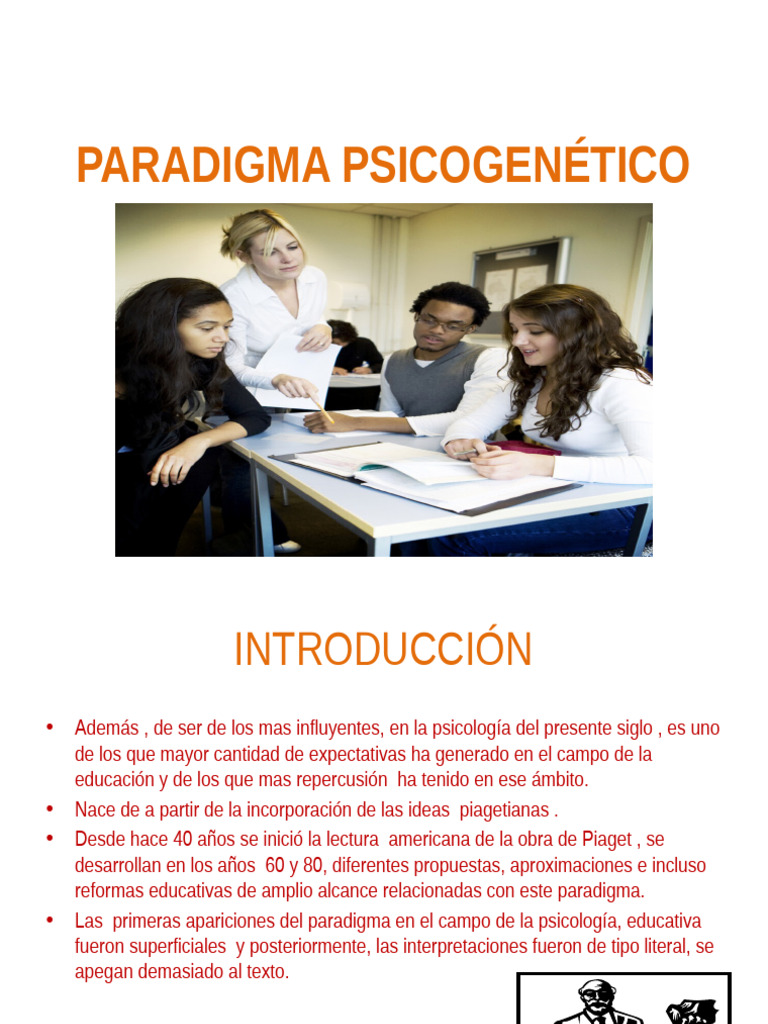 Paradigma Psicogenético en Educación | PDF | Sicología | Ciencias del ...