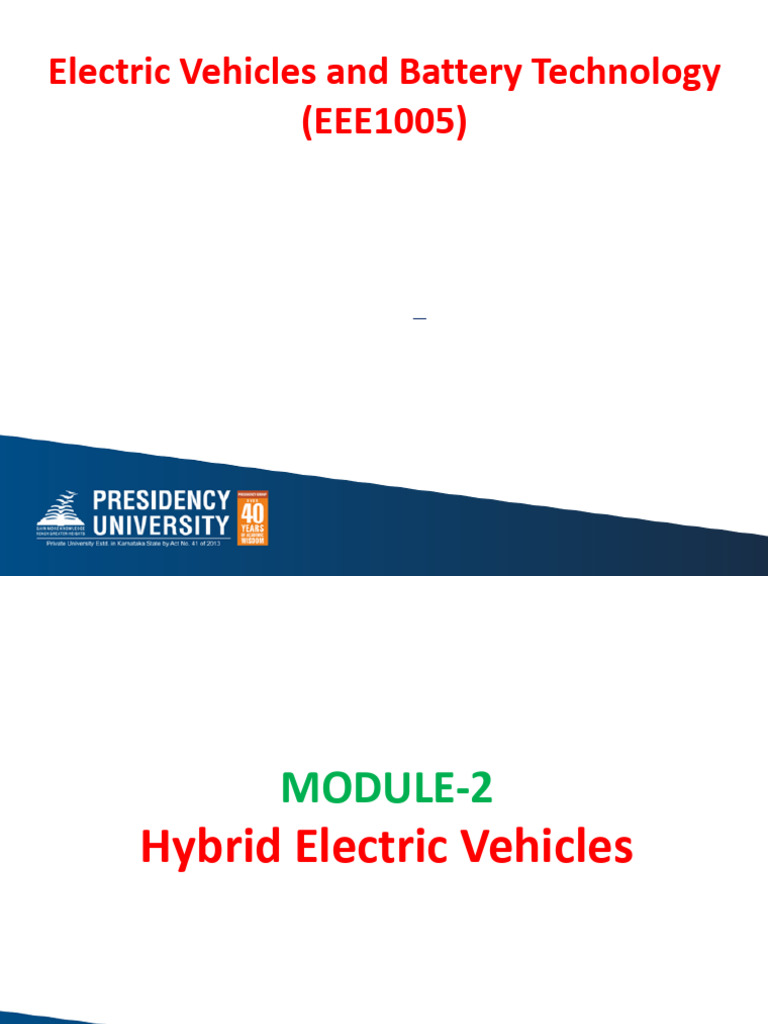 Hybrid Electric Vehicles Overview | PDF | Hybrid Vehicle | Electric Vehicle