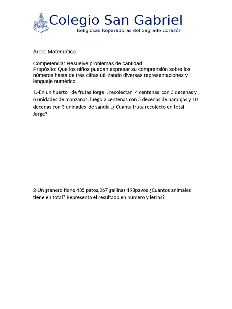 Ficha de Matemática #2 | PDF