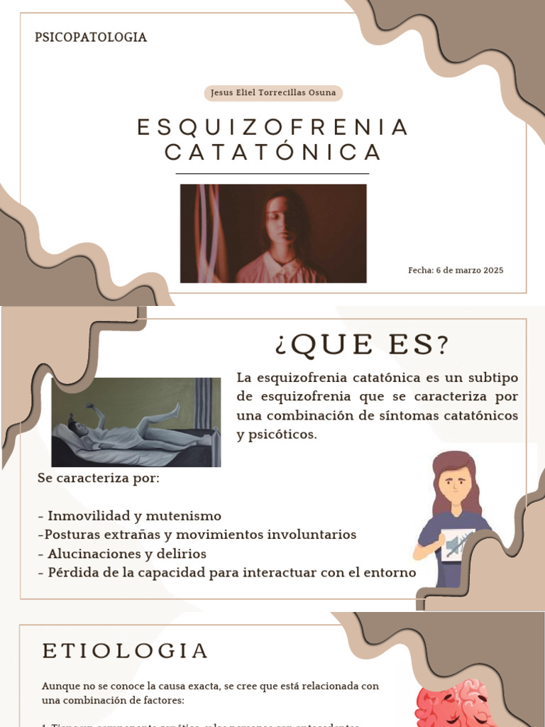 Esquizofrenia Catatónica: Síntomas y Tratamiento | PDF | Esquizofrenia ...