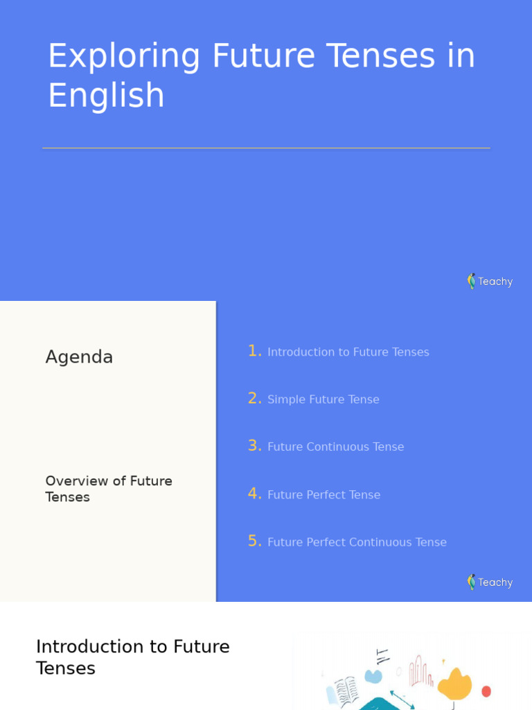 Slide - Exploring Future Tenses in English | PDF | Grammatical Tense ...