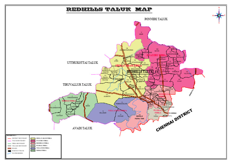 Map Redhills | PDF