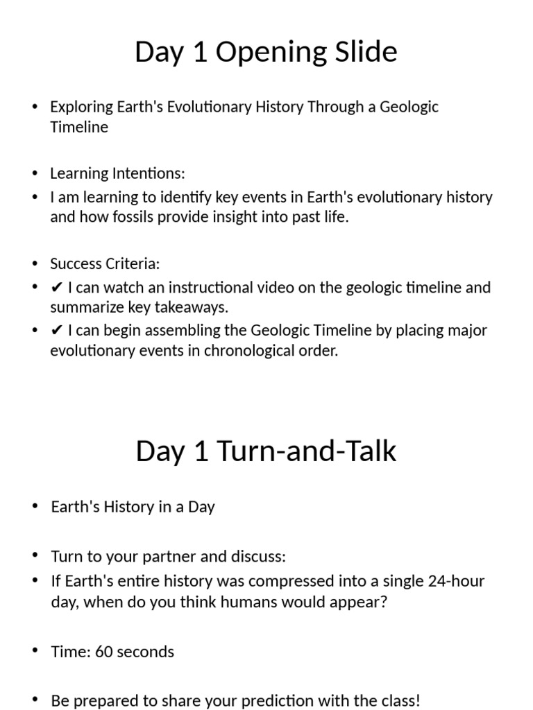 Earth's Evolutionary History Timeline | PDF | Earth Sciences | Nature