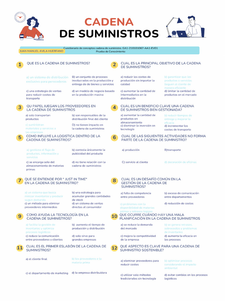Cadena de Suministros | PDF