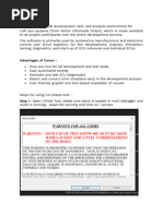 CANoe Panel With LEDs and CAPL Diagram | PDF