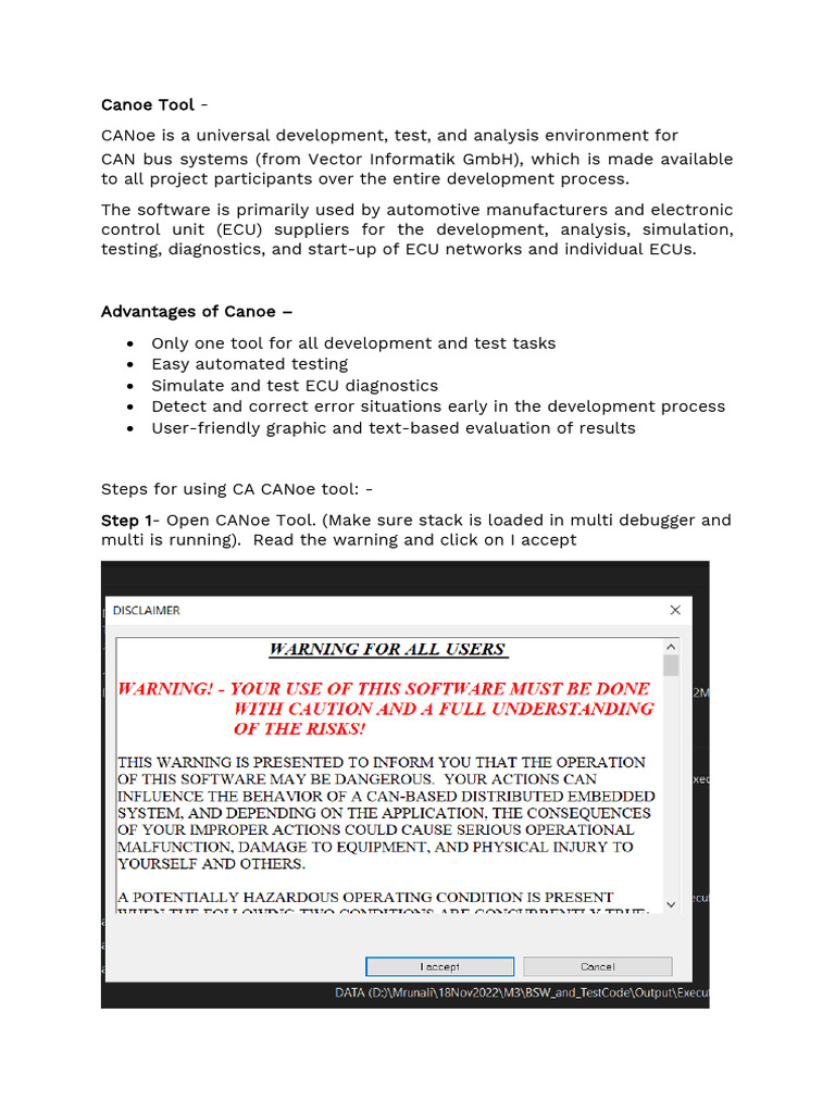 Canoe Tool Ecu Development Guide Pdf Debugging Software Development
