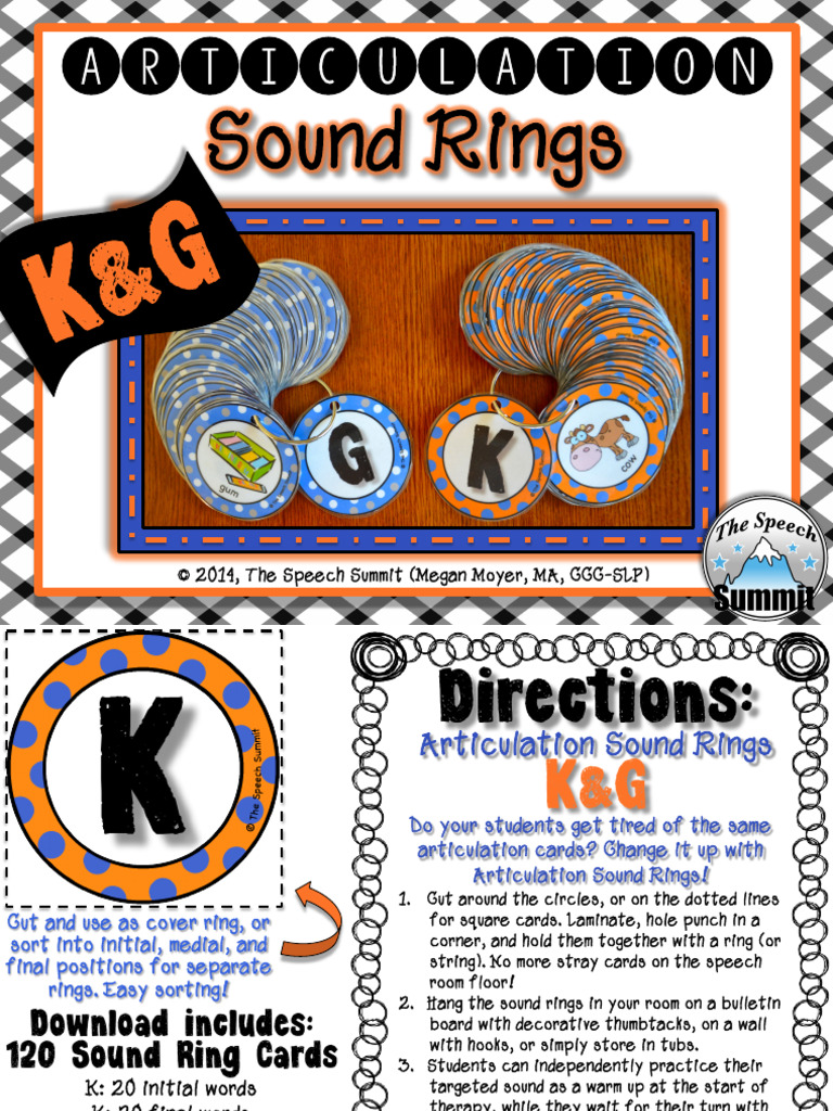 Articulation Sound Rings K and G Secured | PDF