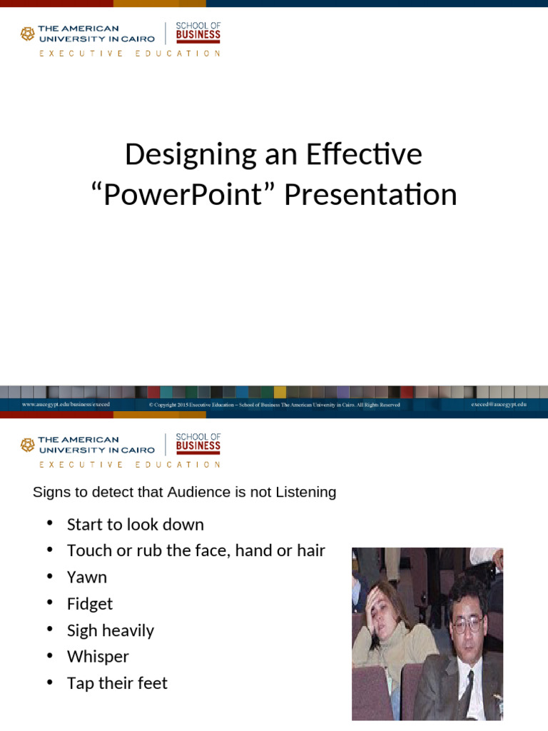 Designing An Effective Presentation | PDF | Typefaces | Input/Output