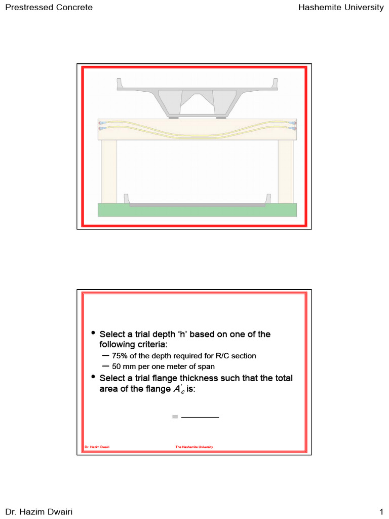 Lecture 6.2 Flexure Design Example | PDF | Prestressed Concrete | Concrete