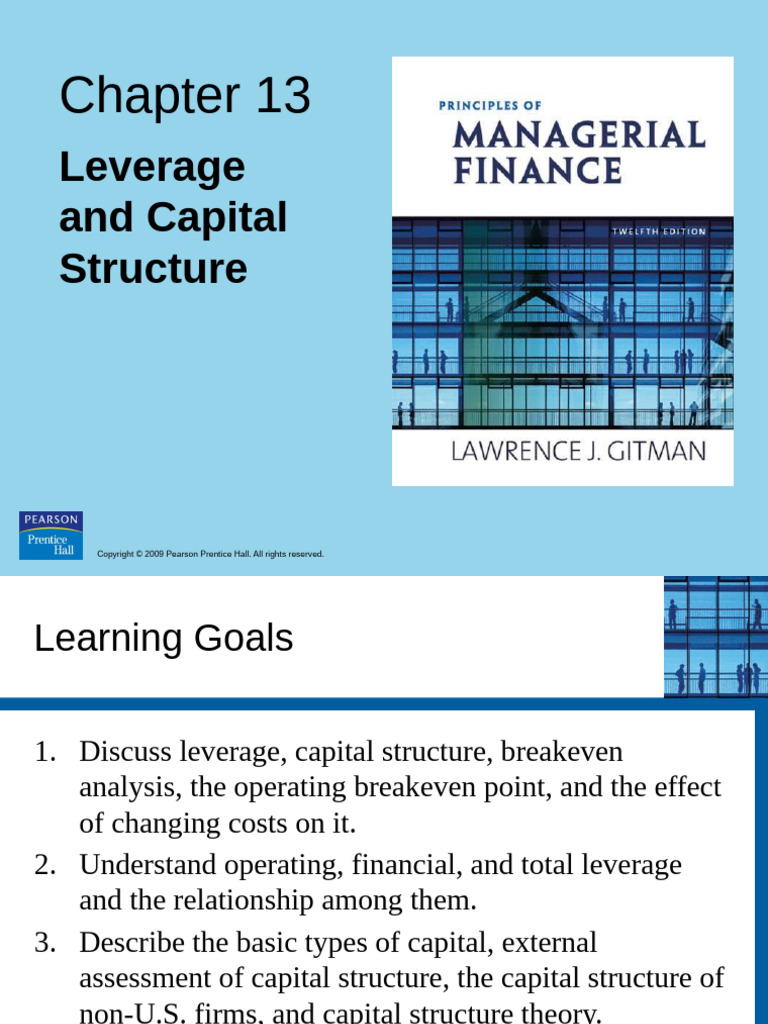 Leverage and Capital Structure | PDF | Capital Structure | Leverage (Finance)