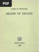 Code of Practice For The Provision of Means of Escape in Case of Fire | PDF