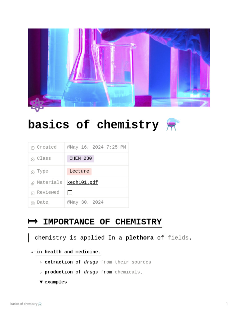 Fundamentals of Chemistry Explained | PDF | Chemistry | Chemical Elements