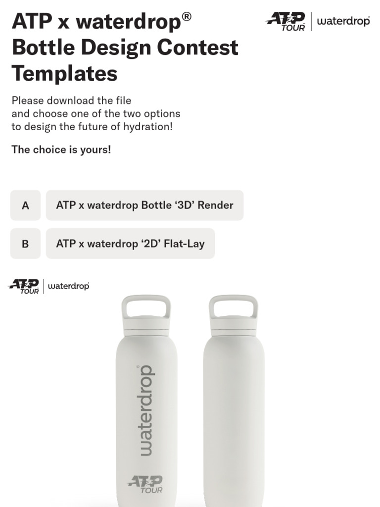 ATP Water Bottle Design Contest | PDF