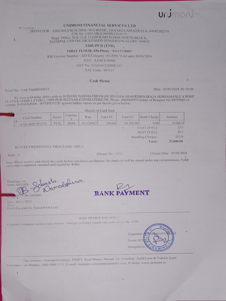 Adobe Scan Jan 08, 2024 | PDF | Cheque | Remittance