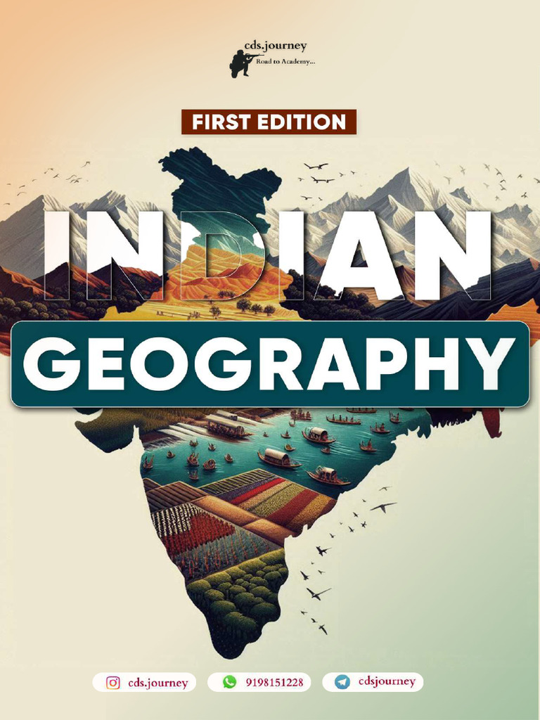 Indian Geography Compressed | PDF | Himalayas | Drainage Basin
