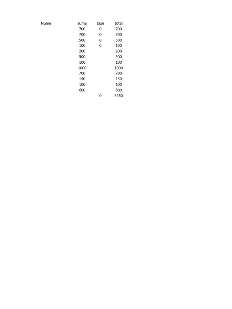 model suma execell | PDF