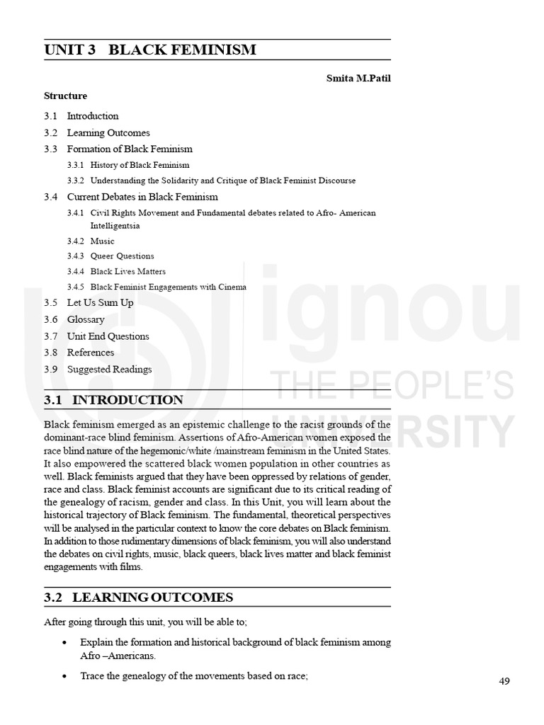 Teaching Assignment Aug 2024 | PDF | Feminism | Gender Studies