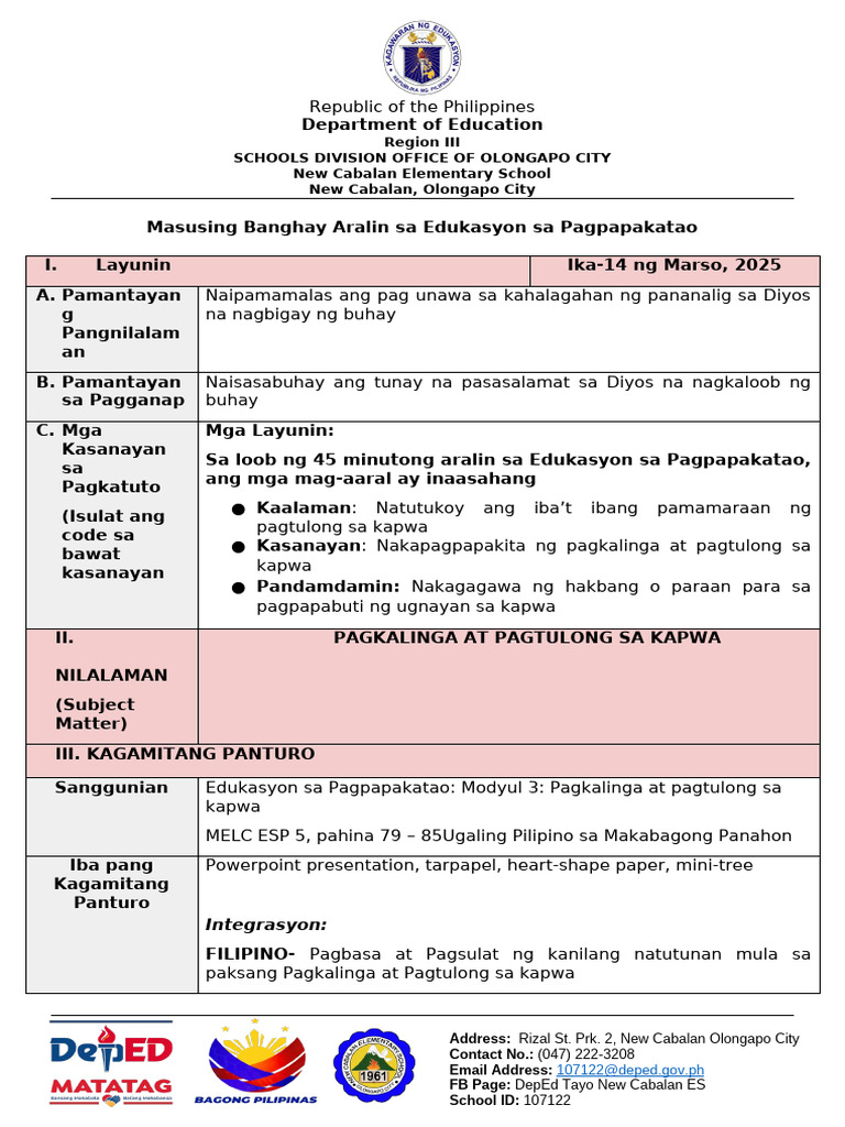 Cot 4 Demo Teaching-Dlp | PDF